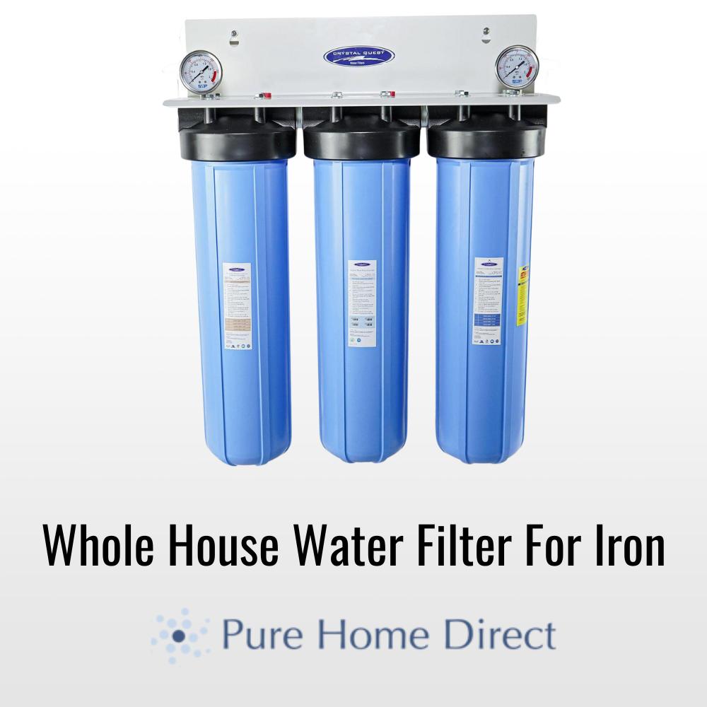 Water Filters for Iron | Whole House Solutions for City or Well Water ...