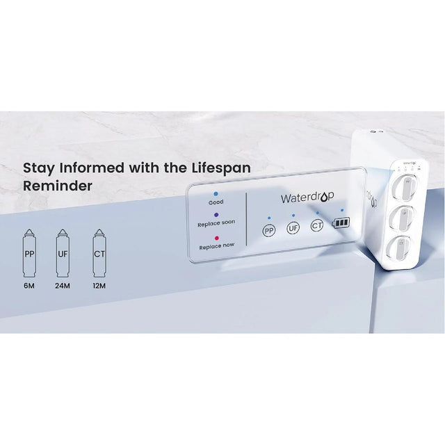 Waterdrop TSU Ultrafiltration Under Sink Filtration System — Pure Home ...